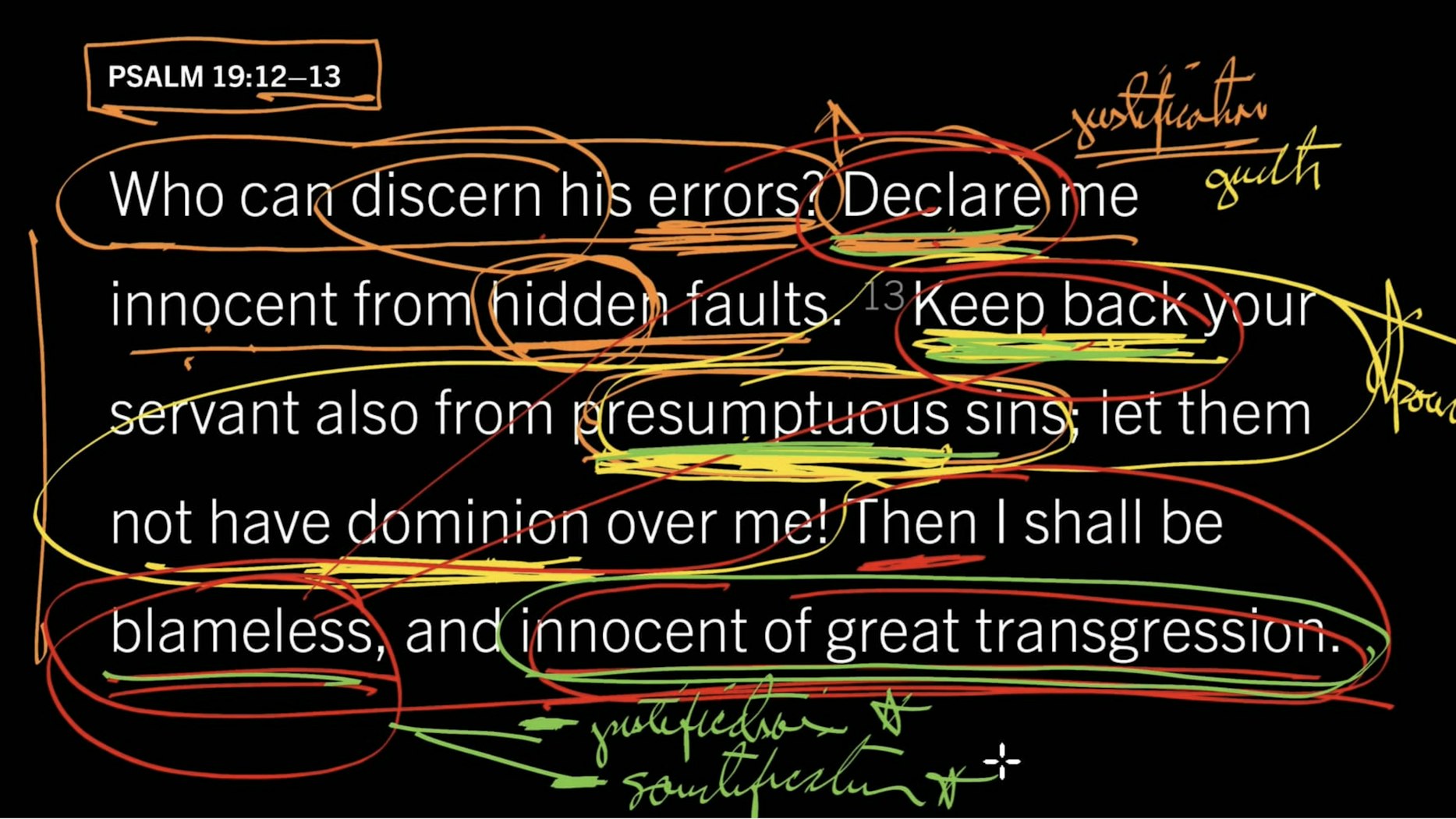 Psalm 19:12–13 : Lord, Keep Me from Sin | Desiring God