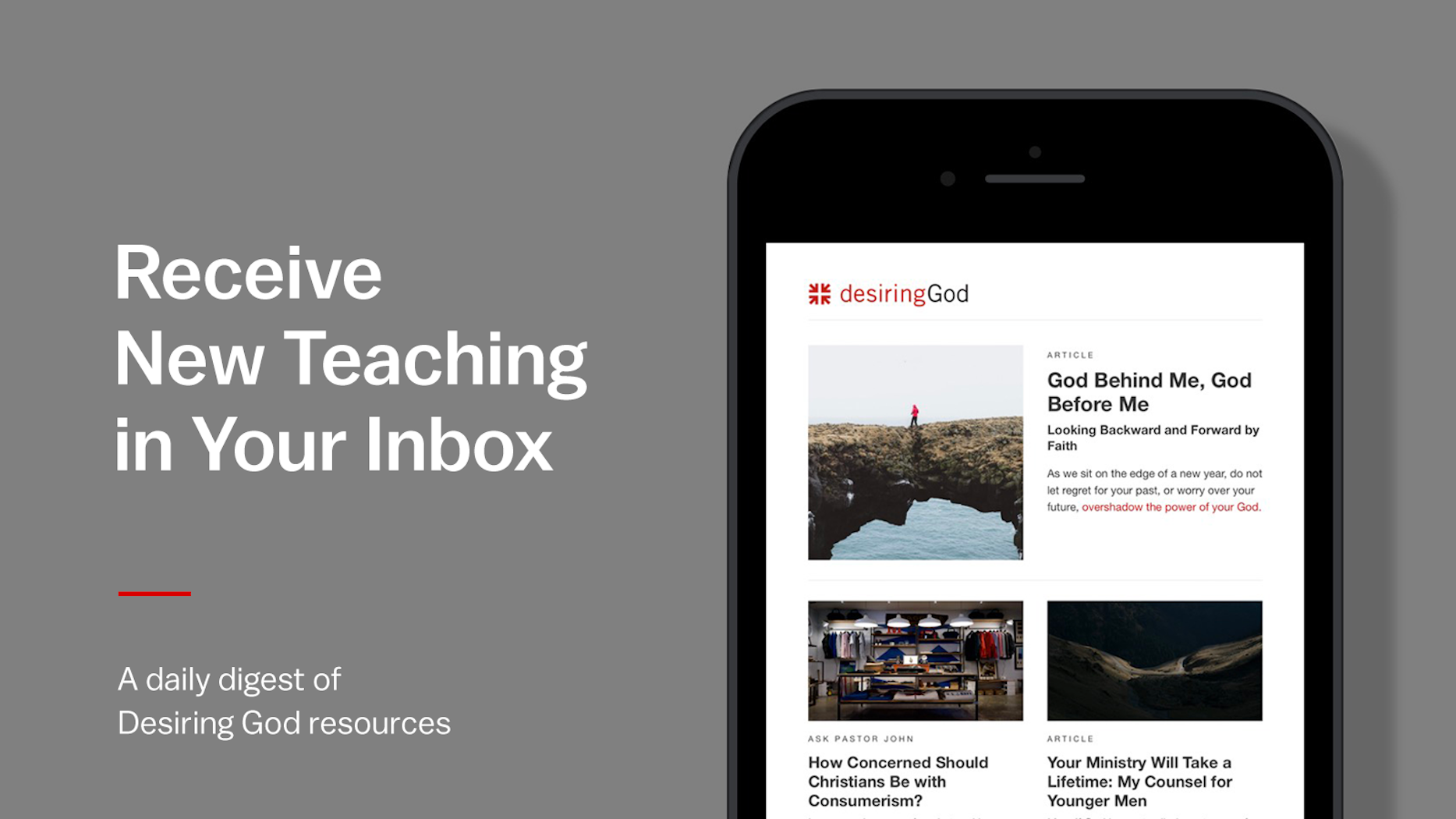 Subscribe to Our Daily Digest | Desiring God
